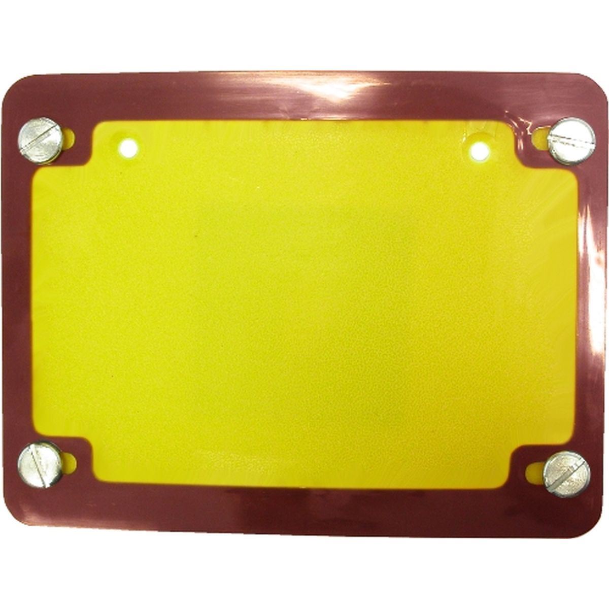 AW Motorcycle Parts Number Plate Surround 6 Digit Red